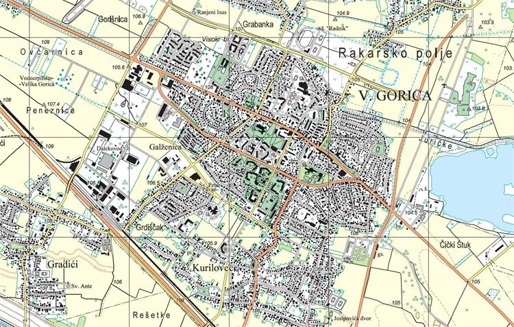 Državna geodetska uprava - Službene državne karte i ostale karte